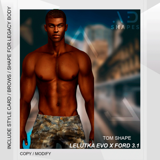 Second Life Marketplace - *AD SHAPES* Tom Shape - Luka Head