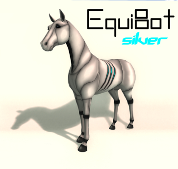 Second Life Marketplace - "EquiBot Silver" Teegle Skin