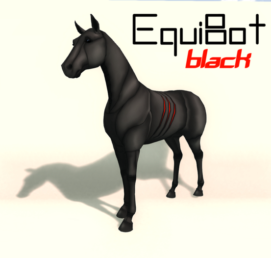Second Life Marketplace - "EquiBot Black" Teegle Skin