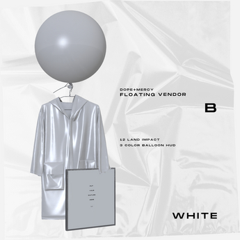 Second Life Marketplace - [Dope+Mercy]Floating Vendor B_White (ADD)