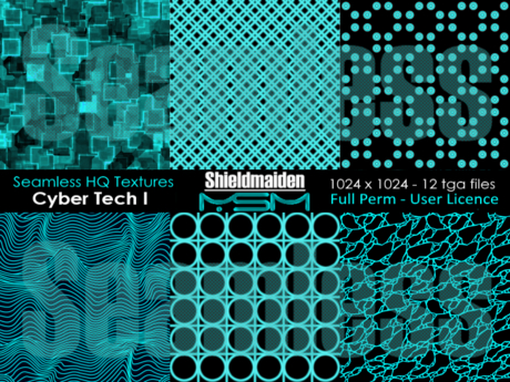 Second Life Marketplace - MSM Cyber Tech I – Seamless Full Perm Textures