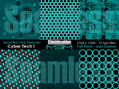 Second Life Marketplace - MSM Cyber Tech II – Seamless Full Perm Textures