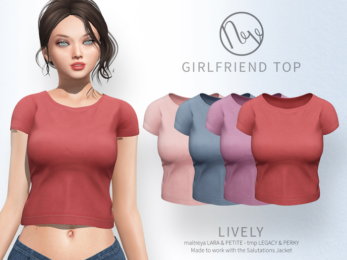 Second Life Marketplace - neve top - girlfriend lively