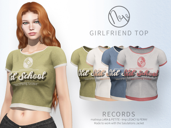Second Life Marketplace - neve top - girlfriend record