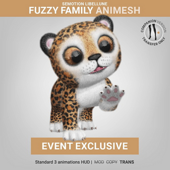 Second Life Marketplace - [EXCLUSIVE] SEmotion Libellune Fuzzy Family ...