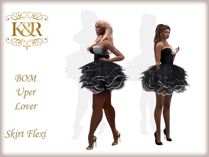 Second Life Marketplace - Rosalia Cocktail Dress, BOM Upper, BOM Pants ...