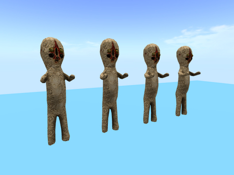 Second Life Marketplace - SCP-173 mesh statue