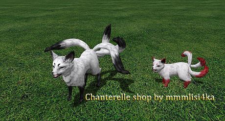 Second Life Marketplace - JIAN Kindred Kitsunes 1. W&B 5 Tail Companion