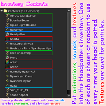 Second Life Marketplace - Ultimate Customizable Headpatter (Menu ...