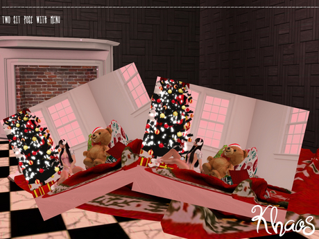 Second Life Marketplace - Khaos's THE CHRISTMAS EVE FIREPLACE RUG WITH ...