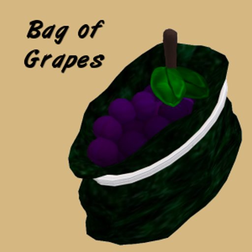 Second Life Marketplace - Bag of Grapes