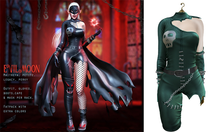 Second Life Marketplace - UNA. Evilmoon Teal