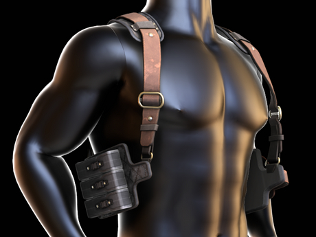 Second Life Marketplace - DemiHeart! Detective Harness for Belleza Jake