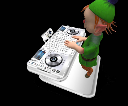 Second Life Marketplace - * New * Animesh Elf DJ in the Mix