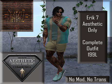 Second Life Marketplace - ERIK Outfit 7 AESTHETIC