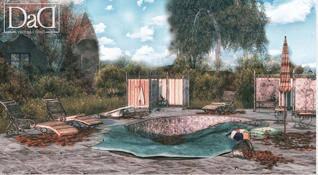 Second Life Marketplace - 01 -DaD-Forgotten summer pool - abandoned ...
