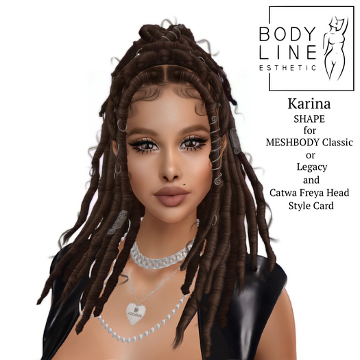 Second Life Marketplace - Body Line Esthetic Karina Shape Catwa Freya Head