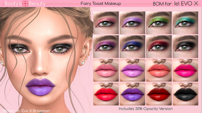 Second Life Marketplace - *Booty's Beauty* [Lel Evo X BOM] Fairy Toast ...
