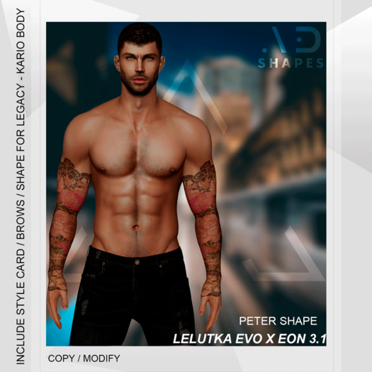 Second Life Marketplace - *AD SHAPES* Peter Shape - Eon Head