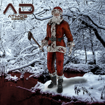 Second Life Marketplace - 19 - [AD] - Evil Santa - Scarf - Green Bloody ...