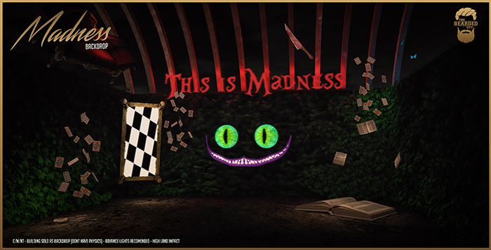 Second Life Marketplace - This is Madness Backdrop - The Bearded Guy
