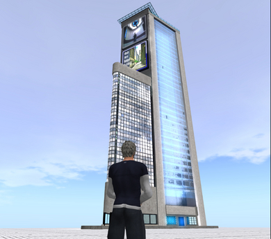 Second Life Marketplace - Triangular Manhattan Tower 2.