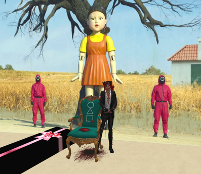 Second Life Marketplace - Squid Game Dalgona Chair