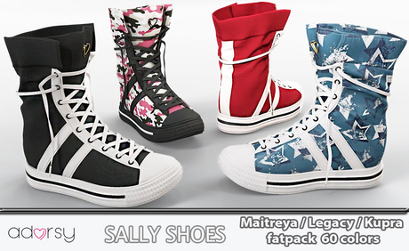 Second Life Marketplace - adorsy - Sally Shoes Fatpack - Maitreya ...