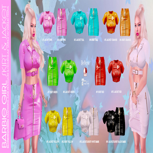 Second Life Marketplace 10 Bq Barbie Girl Jacket Red Wear To Unpack