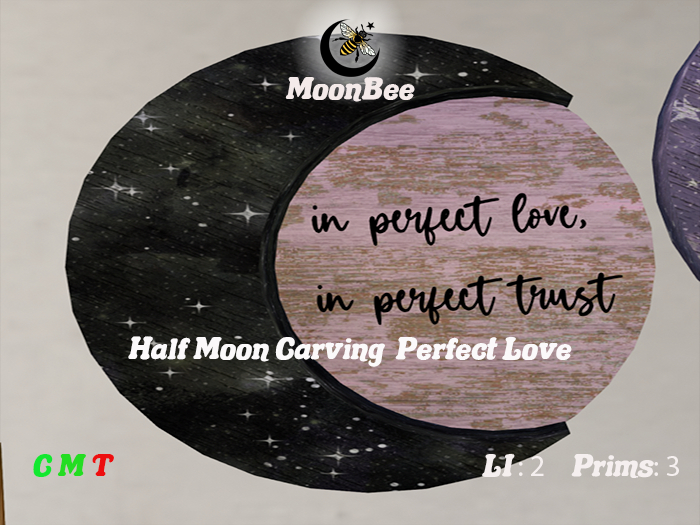Second Life Marketplace - :MoonBee: :MoonBee: Half Moon Carving ...