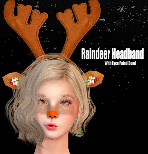 Second Life Marketplace - :KOYUKI: Raindeer facepaint (reg bom and evo ...