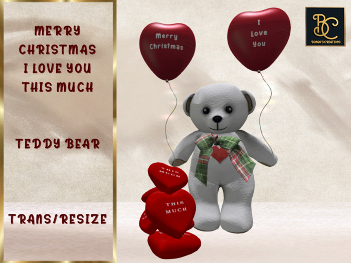 Second Life Marketplace - BMC3628 - ADORABLE GIFT - MERRY CHRISTMAS I ...