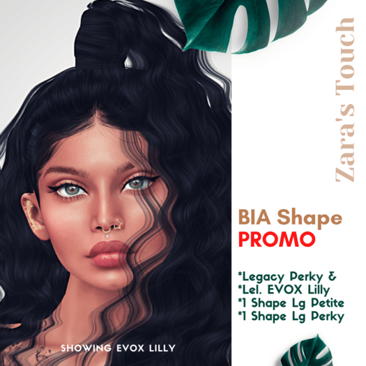 Second Life Marketplace - BIA Shapes - Legacy+Lilly - Zara's Touch