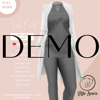 Second Life Marketplace - Little Acorn - DEMO Lab Coat *AvLove Momma*