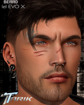 Second Life Marketplace - -- T. TARIK -- Pack ' Beard 60 // BOM Evo X ...