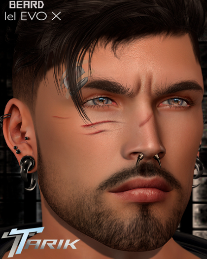 Second Life Marketplace - -- T. TARIK -- Pack ' Beard 58 // BOM Evo X ...