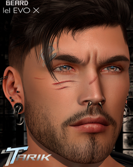 Second Life Marketplace - -- T. TARIK -- Pack ' Beard 61 // BOM Evo X ...