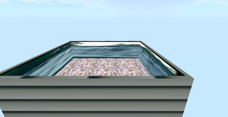 Second Life Marketplace - 28x28x7 rectanul sky box waterfall and cobble ...