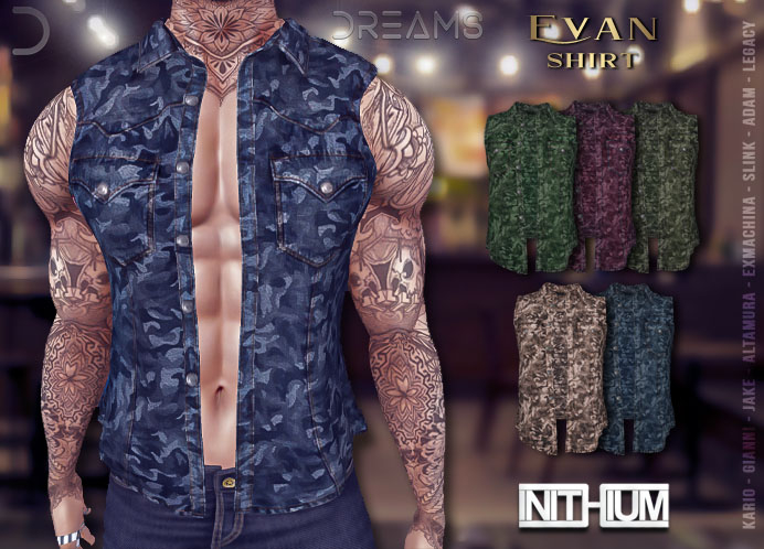 Second Life Marketplace - - DS - Evan - CAMO - V2 [UPDATE TO KARIO ...