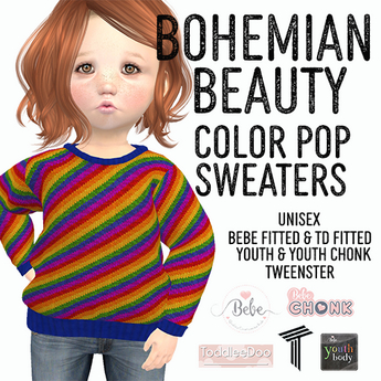 Second Life Marketplace - @BB@ Color Pop Sweaters - Plum