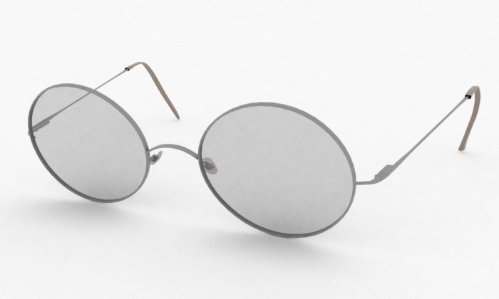 Second Life Marketplace Amagazing Round Glasses For Men And Women Silver