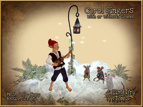 Second Life Marketplace - *GALLI* - MESH - Carol Singers, Copy with ...