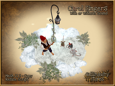 Second Life Marketplace - *GALLI* - MESH - Carol Singers, Copy with ...