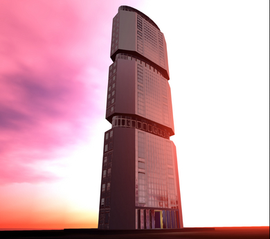 Second Life Marketplace - Omega Tower/ 15m by 30m footprint.