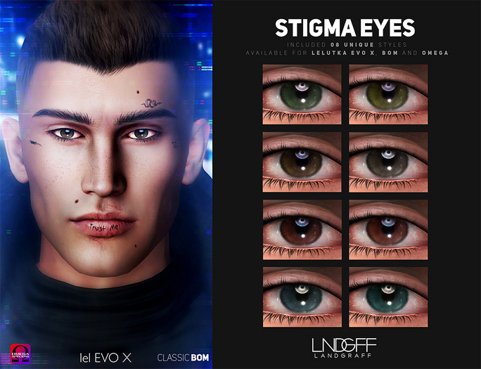 Second Life Marketplace - Landgraff - Stigma Eyes