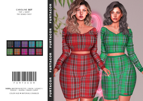 Second Life Marketplace - :::FurtaCor::Caroline Set