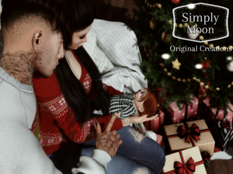 Second Life Marketplace - Simply Moon - Babys First Christmas Pose ...