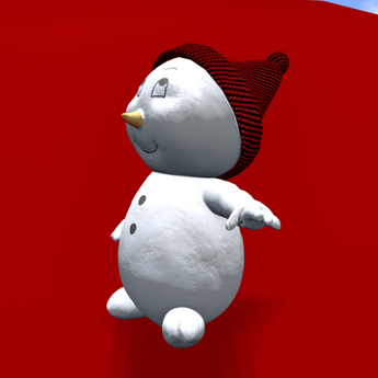 Second Life Marketplace - Animesh Snowman Shoulder Pet