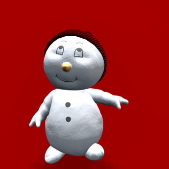 Second Life Marketplace - Animesh Snowman Shoulder Pet