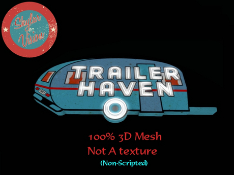 Second Life Marketplace - SkylarVision - Trailer Haven Sign